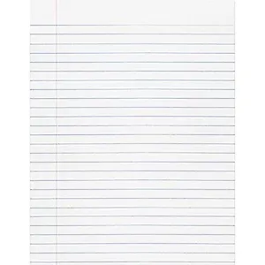 Pacon® Composition Paper, Unpunched, 3/8" Rule, 8 1/2" x 11", White, Pack Of 500 Sheets