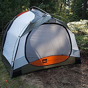 Orange Screw: The Ultimate Ground Anchor | Small 4 Pack Tent Stakes | Made in USA (Orange)