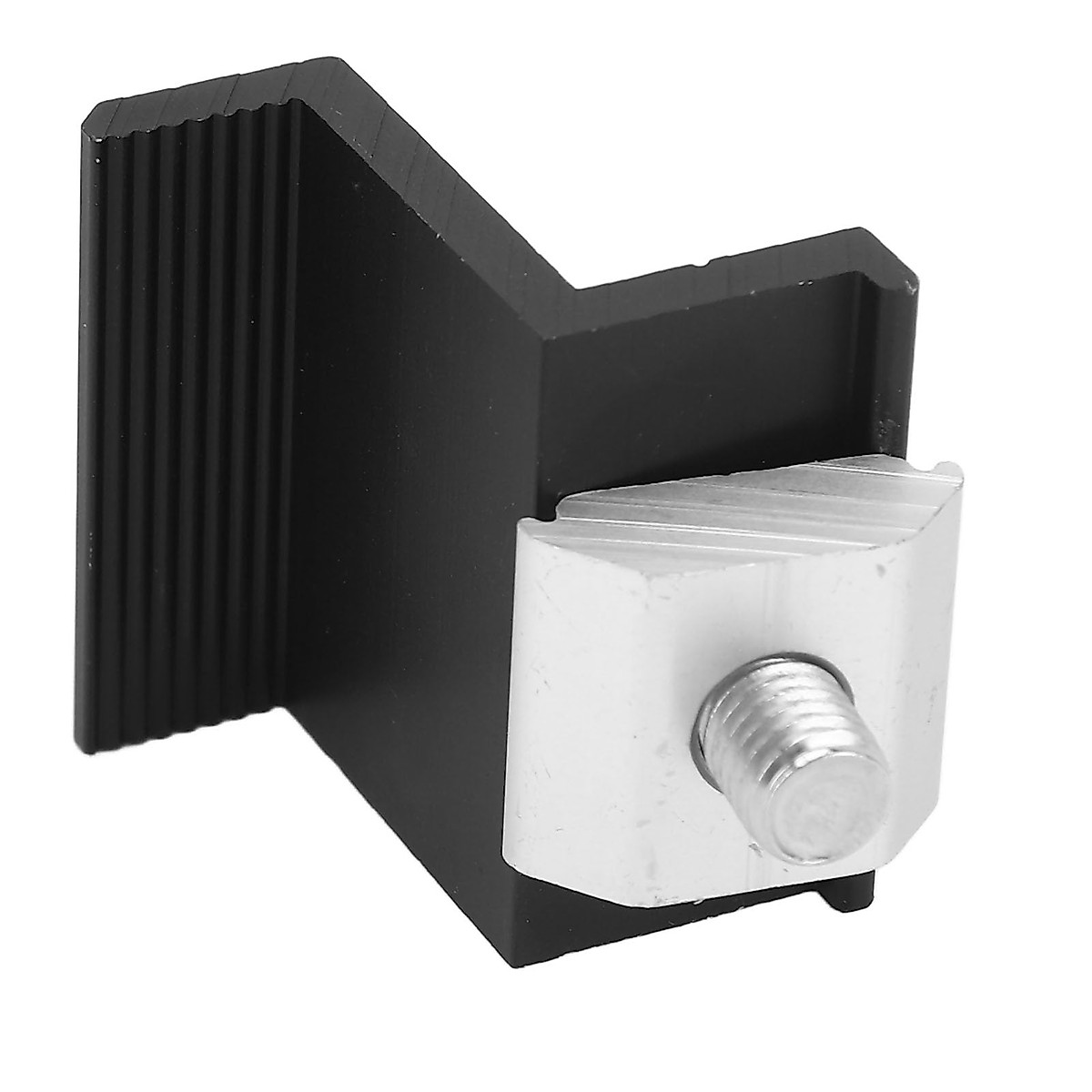 12Pcs PV Solar Panel Z End Clamp Aluminum Alloy Solar Z Bracket Clamp for RVs Houses Solar Panel Installations (45mm)