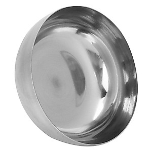 Shaving Bowl, Shaving Foam Bowl, Shaving Bowl soap Dish Stainless Steel Men Shaving Bowl Beard Shaving Bowl Stainless Steel soap Foam Mug Beard Hair Care Cup with lid(#1)