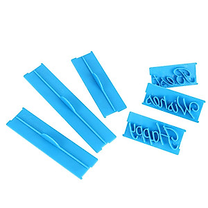 Plastic 3 Set Handwriting Letter Cake Embosser DIY Plastic Molds Cake Decorating Printing Cake Decorating Supplies Kit