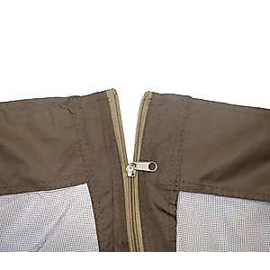 Keep Mosquitoes Out of Your 10 x 12 Gazebo with This Four Panel Pack of Easy to Netting with Zippers
