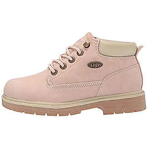 Lugz Women's Drifter LX Classic Memory Foam Chukka Fashion Boot, Soft Pink/Cream/Gum, 7