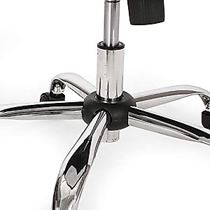 Christopher Knight Home Keith Contemporary Tufted Swivel Office Chair, Midnight Black and Chrome