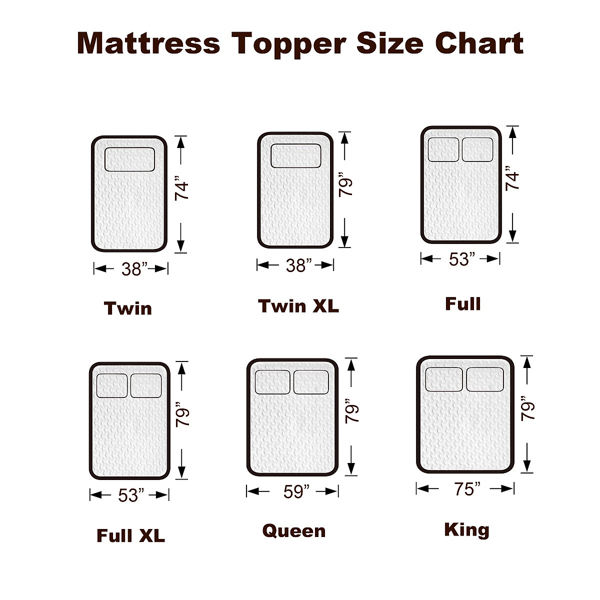 Slumbrae [Full XL] Mattress Topper, 4" Memory Foam Mattress Topper with Ultra Soft Cover & Corner Straps, CertiPUR-US Certified, Dark Grey