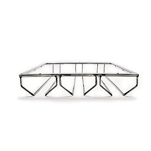 our trading llc Nickel Wine Glass Rack, Wine Glasses Hanger for Cabinet Kitchen Bar, Stainless Steel Storage, Metal Organizer, Under Shelf Stemware Rack