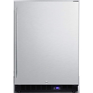Summit SCFF53BSS Under Counter Upright Freezer, Stainless-Steel