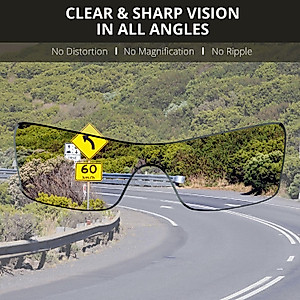 Dynamix Polarized Replacement Lenses for Oakley Batwolf OO9101 | Easy To Install | Fit Perfectly | Solid Black