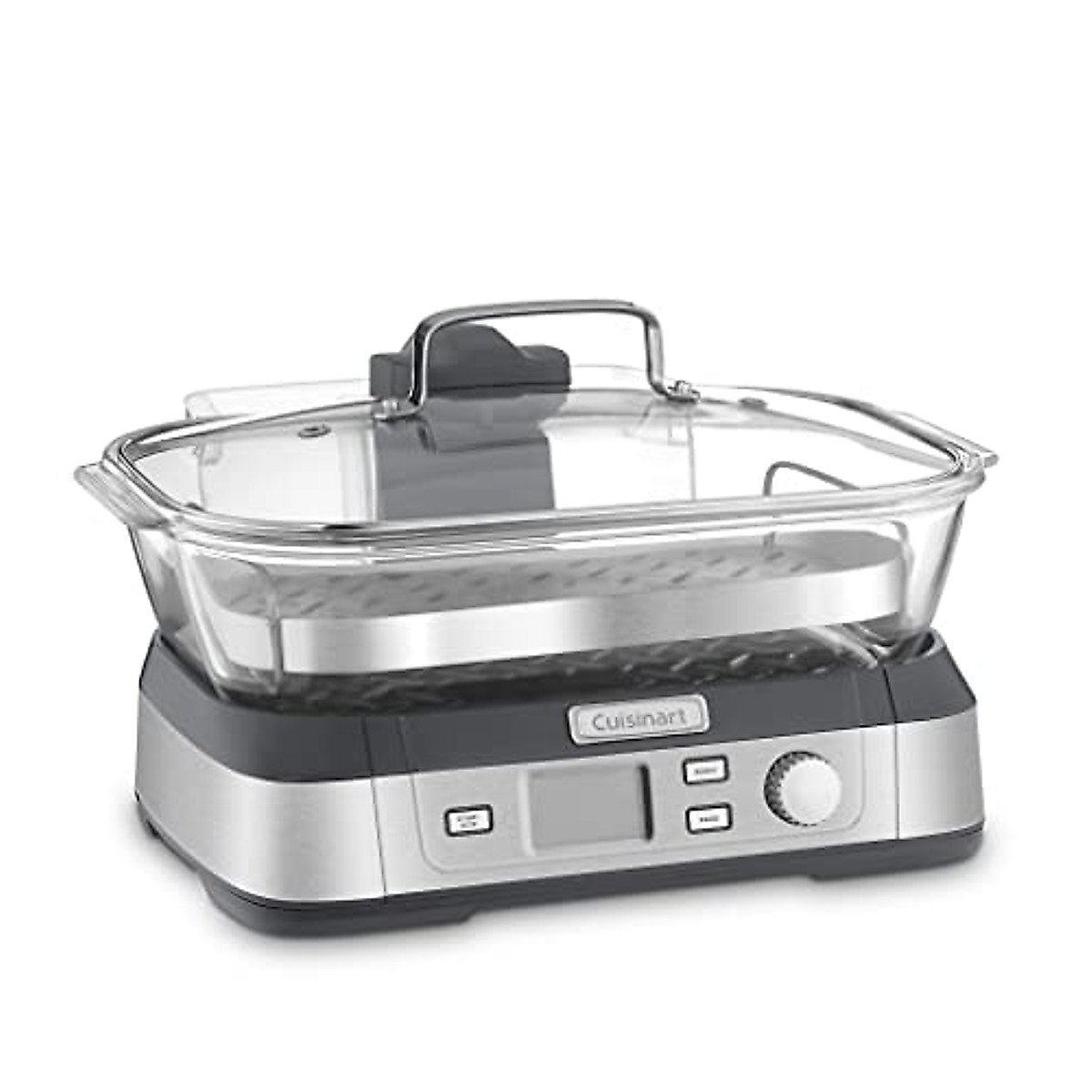 Cuisinart STM-1000 Cook Fresh Digital Glass Steamer, One Size, Stainless Steel