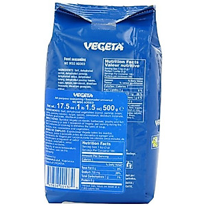Vegeta, Gourmet Seasoning, No MSG, 17.6oz 500g bag