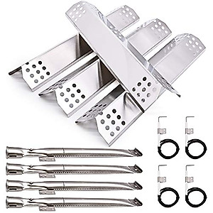 Criditpid Replacement Parts for Nexgrill 720-0830H 720-0830D, Members Mark 720-0830F, BHG 720-0783H Grill, Heat Plate Shields Grill Burners Igniter for Nexgrill 4 Burner 720-0830H Home Depot