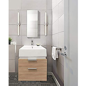 Krugg Medicine Cabinet | Recess or Surface Mount | Blum Hinge 170 Degree Soft Close | (12"x30")