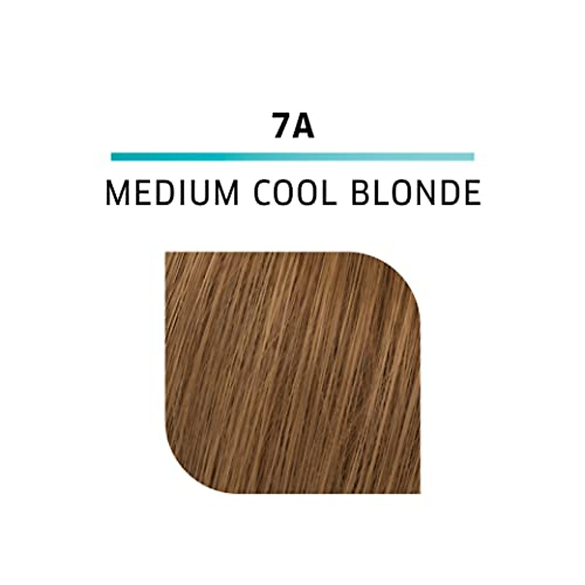 WELLA Color Charm Demi Permanent Hair Color, 7A Medium Cool Blonde 2 oz