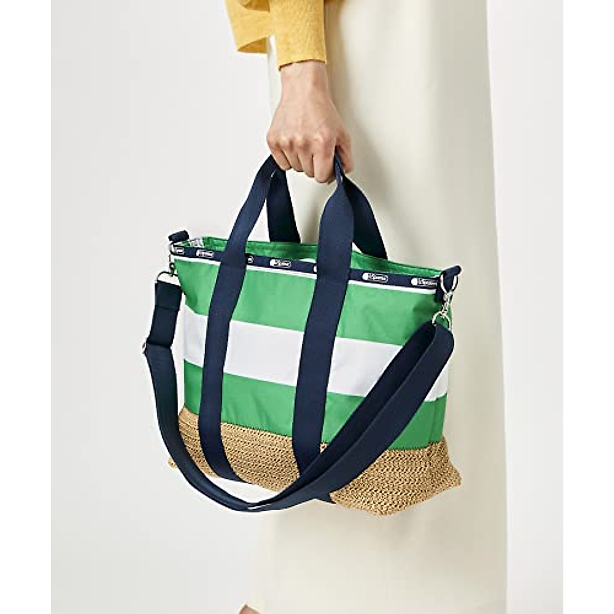 LeSportsac(レスポートサック) Tote Bag, Summer Rugby Green
