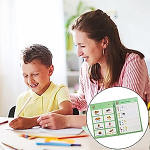 Purple-fox Magic Calligraphy That Can Be Reused Handwriting Copybook Tracing Book Set for Kids, 4 Magic Practice Copybooks with Pen (C Style)