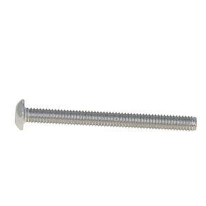 Yinpecly M4x40mm Button Head Socket Cap Screw 304 Stainless Steel Fastener Hex Drive Fully Threaded Cap Bolts Inner Hex Socket Bolts Galvanized 10Pcs
