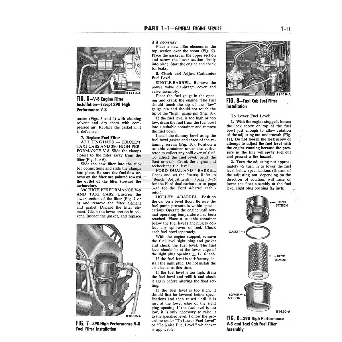 1961 Ford Fairlane Falcon Galaxie Shop Service Repair Book Manual Engine Wiring