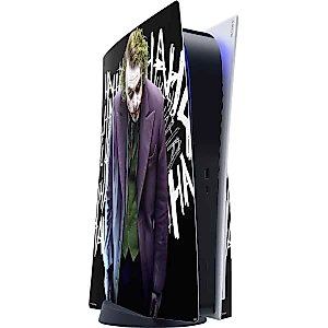 Skinit Decal Gaming Skin Compatible with PS5 Console - Officially Licensed Warner Bros Joker The Dark Knight Design