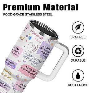 Christian Gifts for Women - 40 Oz I Am a Child of God Tumbler With Handle, Inspirational Religious Birthday Gifts for Mom Wife Sister Friends - Christmas Christian God Jesus Bible Pastor Prayer Gifts
