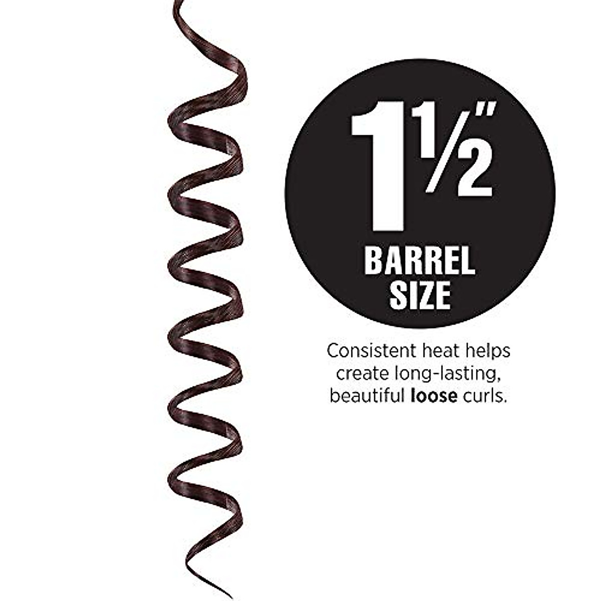 Hot Tools Professional Fast Heat Up Titanium Curling Iron/Wand, 1 1/2 Inches