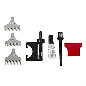 Wahl Professional Detailer Trimmer with a Powerful Rotary Motor and T-Blade perfect Lining and Artwork for Professional Barbers and Stylists - Model 8290, Silver, 1 Count (Pack of 1)