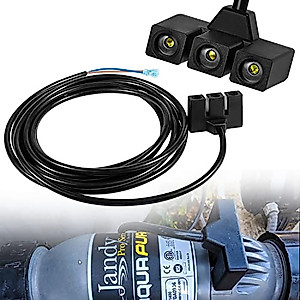 Sunluway R0402800 16 Feet DC Cord Power Cord Replacement for Jandy Zodiac Aquapure PureLink Chlorine Generator, Fits Cell Cords for PLC1400 and PLC700 Salt Cells