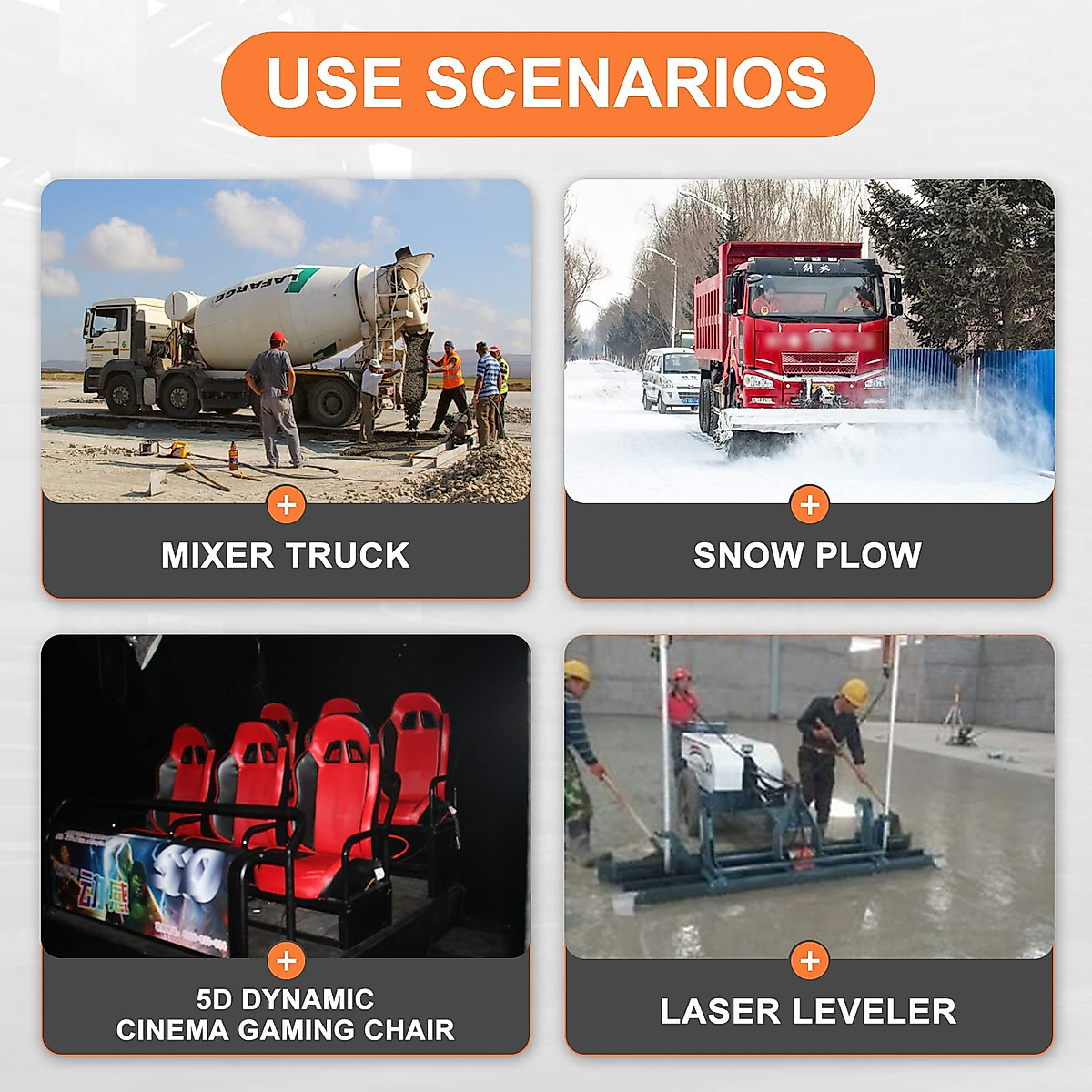 Putec Vibration Motor Mini vibrating Motors Industrial Concrete Vibrator with Switch and US plug Single Phase 110V 20W 3600RPM