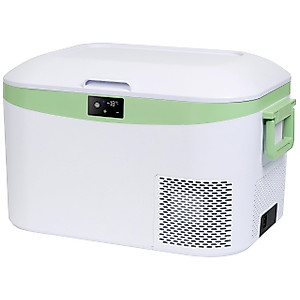 Megiu 12 Volt Refrigerator Portable Car Freezer 13.5 Quart (12.8 Liter) Compressor Cooler 12V/24V DC 110～240 Volt AC for Truck Van RV Camper SUV Boat Travel Camping Road Trips Tailgating -18℃~+15℃