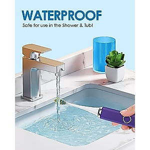 Voom Sonic Pro 7 Electric Toothbrush for Adults, Sonicare Electric Toothbrush with 40000 VPM w/ 5 Deep Clean Modes, Rechargeable Toothbrushes Fast Charge 4 Hours Last 8-Weeks