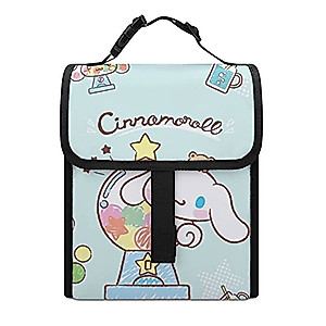 Ladycute Cinn-amo-roll Insulated Lunch Bag Lunch Tote for Women Boys Large Portable Reusable Lunch Box School Office Picnic Lunch Tote Bag