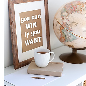 1260 Pieces 10 Sheets A4 Vinyl Letter Sticker, Self Adhesive Letters Numbers Mailbox Numbers Sticker for Signs, Window, Mailbox, Door (White,1 Inch)