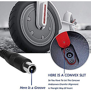 Demon 42V 2A Battery Charger Power Adapter for Bird,Lime,Lime-S, Skip, Spin, M365, Bird Charger,Lime Charger, Skip, Es4, Es3, Es2, Es1,Black