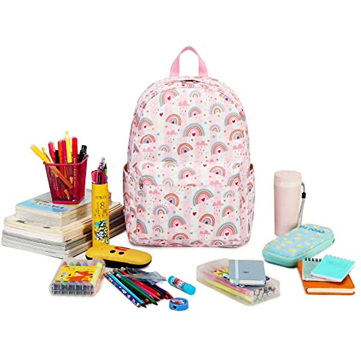 Bluboon Backpack for Girls Kids Preschool Backpack with Lunch Box Kindergarten School Bookbags Set