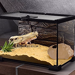 PINVNBY Snake Hide Cave Reptile Hide Cave Lizard Egg-Laying Shelters Reptiles Hideaway for Corn Snake, Green Snake, Rat Snake, Leopard Gecko,Spiders