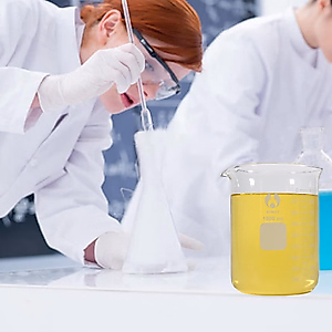 Bomex Scientific 1000ml Glass Beaker 3.3 Borosilicate Glass Double Scale Graduated…