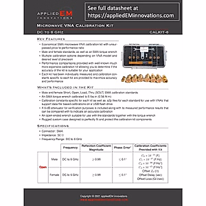 Precision VNA Calibration Kit (DC to 6 GHz)
