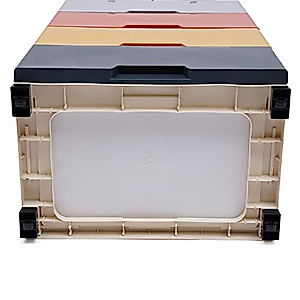 Plastic Drawers Dresser with 6 Drawers, 19.69 x 13.78 x 40.16inches Plastic Tower Closet Organizer with Wheels Suitable for Apartments Condos And Dorm Rooms, Gdrasuya10 (Color A)