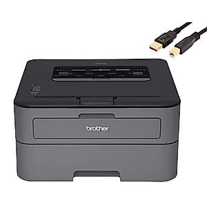 Brother Compact Monochrome Laser Printer 2300 Series, 250-Sheet, Prints up to 27 ppm, Automatic Duplex Printing, Dash Replenishment Ready, Black