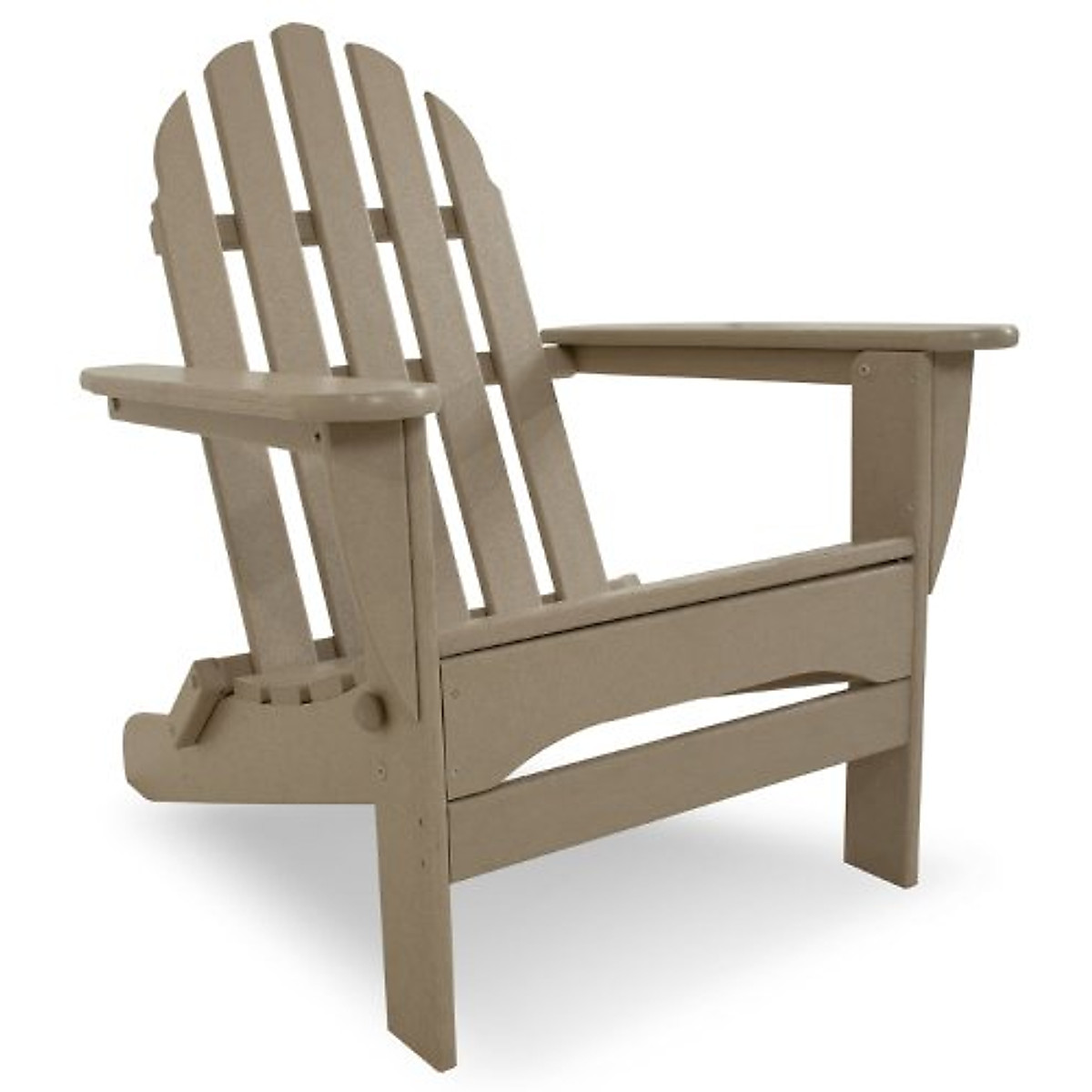 POLYWOOD AD5030SA Classic Folding Adirondack, Sand