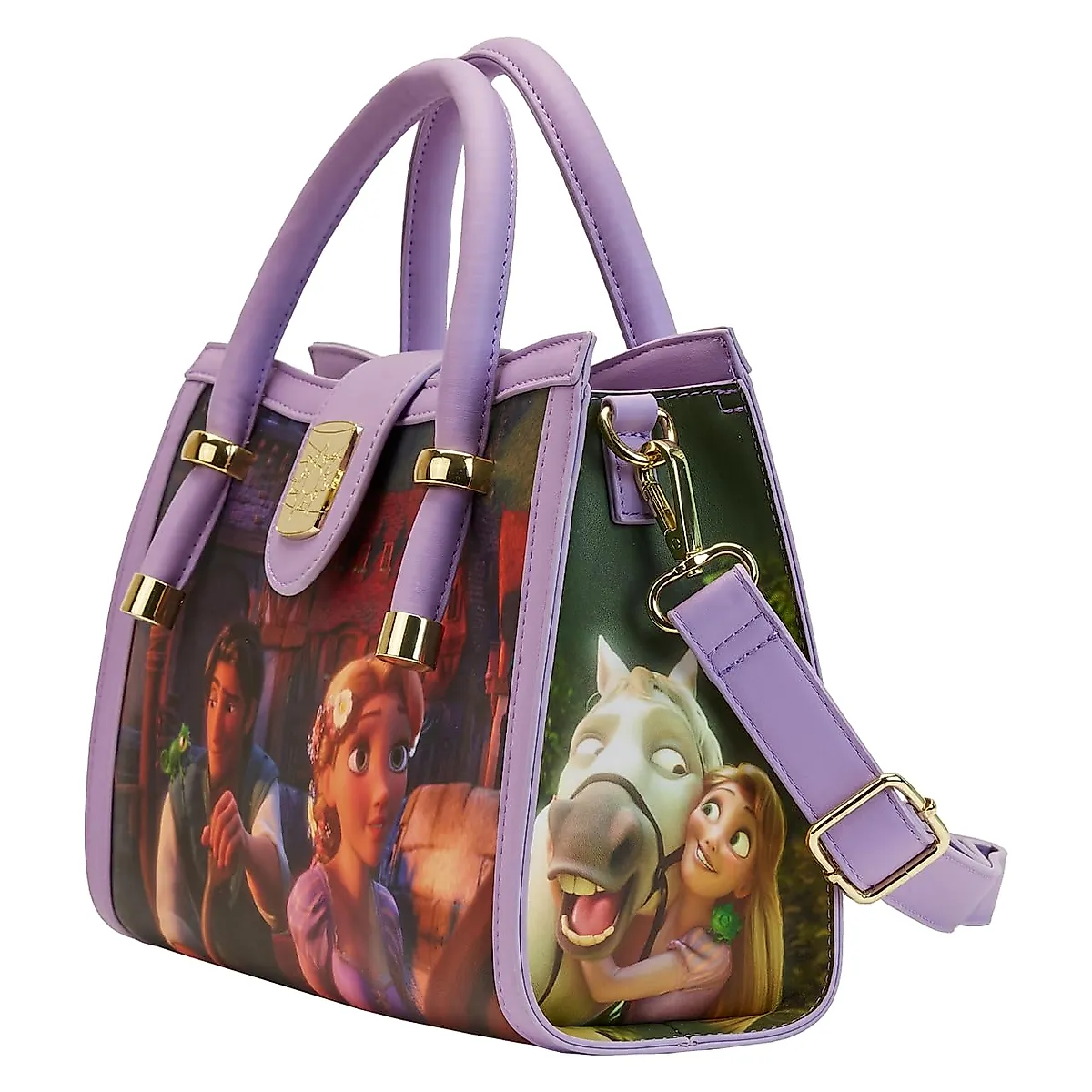Loungefly Disney Crossbody Bag Rapunzel Princess Official Purple One Size