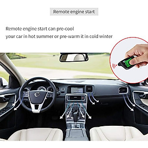 EASYGUARD EC202 2 Way car Alarm System with LCD Pager Display Remote Engine Start & Microwave Sensor DC12V