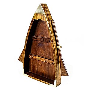Nagina International Nautical Handcrafted Boat Key Cabinet with Key Hooks | Maritime Home Decor Products