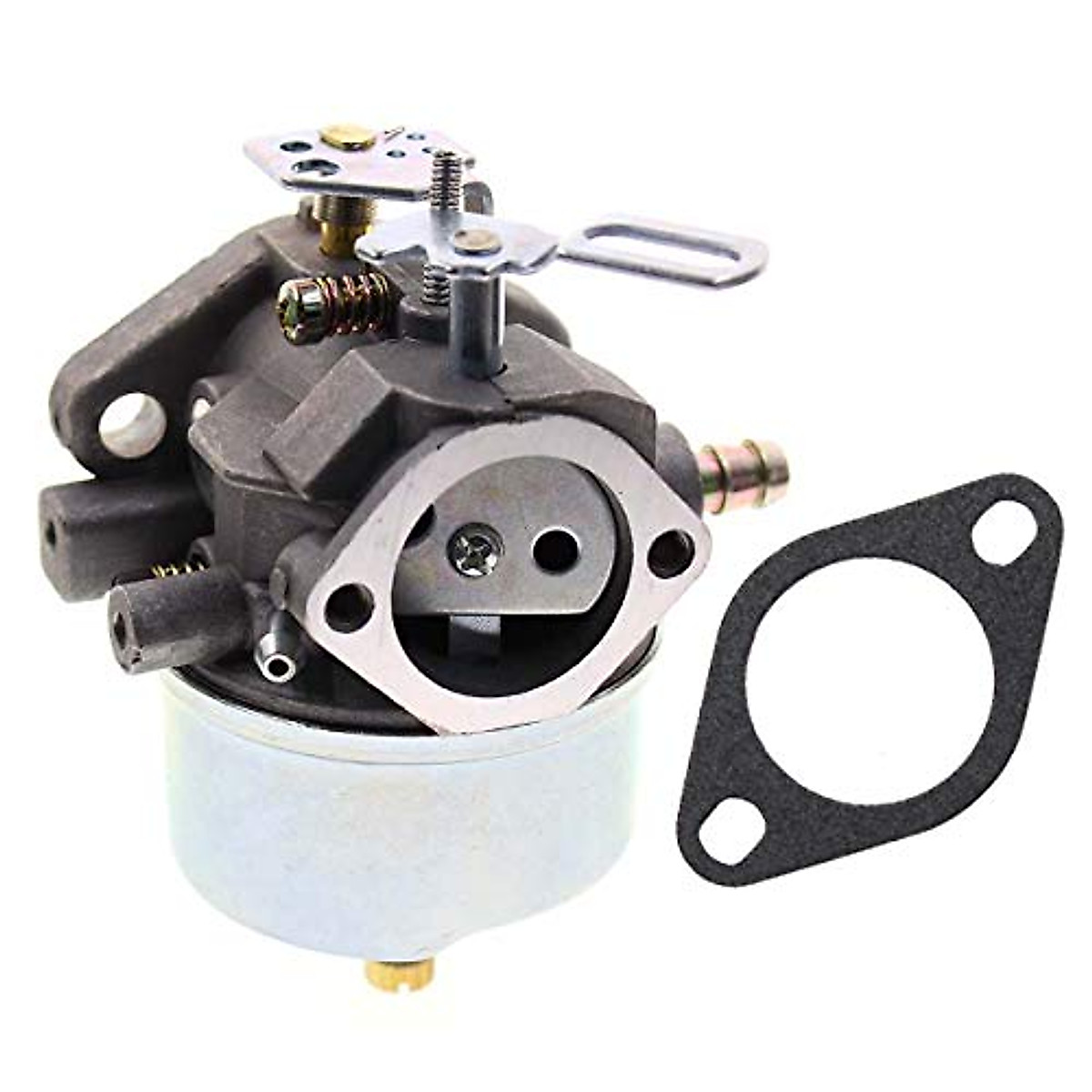 AUTOKAY 632334A Snowblower Carburetor with Gasket for Tecumseh 7 8HP HM70 HM80 HMSK80 HMSK90 Toro Ariens Mtd Sears Oregon 50-642 Snow Blower Engine Tecumseh 632370A 632110 632111 632334 632370 632536