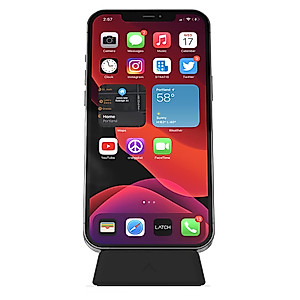 Elevation Lab Elevation Dock 5 - Lightning to USB-C PD. The Fastest Charging Dock for iPhone, Apple MFi Certified, Ultra-Adjustable, Locks with MicroSuction