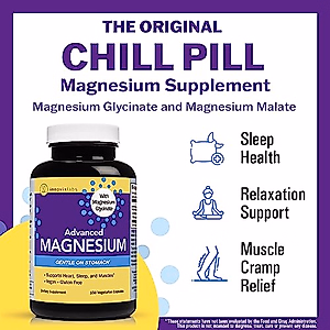 InnovixLabs Advanced Magnesium, High Absorption Magnesium Glycinate & Magnesium Malate, Highly Bioavailable Chelated Magnesium, 210 mg per Serving, Soy & Gluten-Free, Non-GMO & Vegan, 150 Capsules