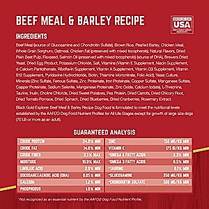 Black Gold Explorer Beef Meal & Barley Recipe Dry Dog Food