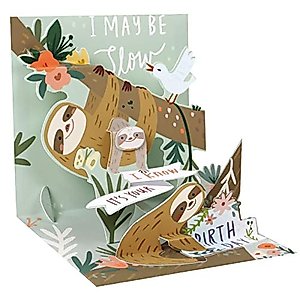 3D Pop Up Birthday Card - SLOTH