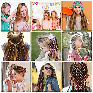 18 Pcs Hair Styling Twister Clip for Girl Women,ZXK CO Braided Rubber Hair Band Twist Barrette Spiral Spin Hair Tool Accessories Elastic Hair Rope Cute Hairband