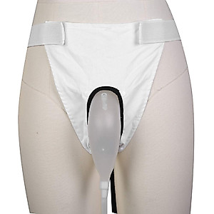 Silicone Urine Collector with 2 Urine Bags, Male Urinary Incontinence Management Solution Kit, Bladder Control Devices for Men Bedridden, Men Urinal Wearable Portable