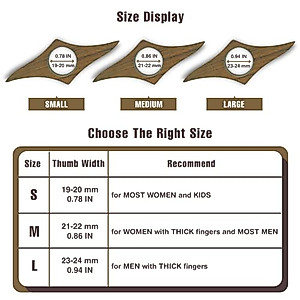 WOOTURE Book Page Holder | Handmade Natural Walnut Thumb Bookmark | Novel Accessories for Reader | Wood Book Marks for Bookworm | Book Lover Gifts for Women | Literary Lovers Presents (Large - 0.94")